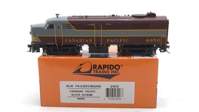 Rapido Trains 21515 HO Canadian Pacific MLW FA-2 with LokSound & DCC ...