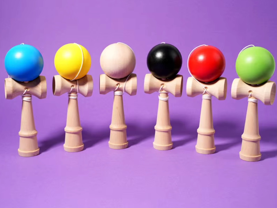 Kendama Balls Japanese Toy Usa Kids Jumbo Wooden Kendama Toy Random ...