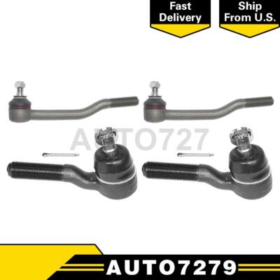 Delphi Front Inner Front Outer 4PCS Steering Tie Rod End For Nissan D21 ...