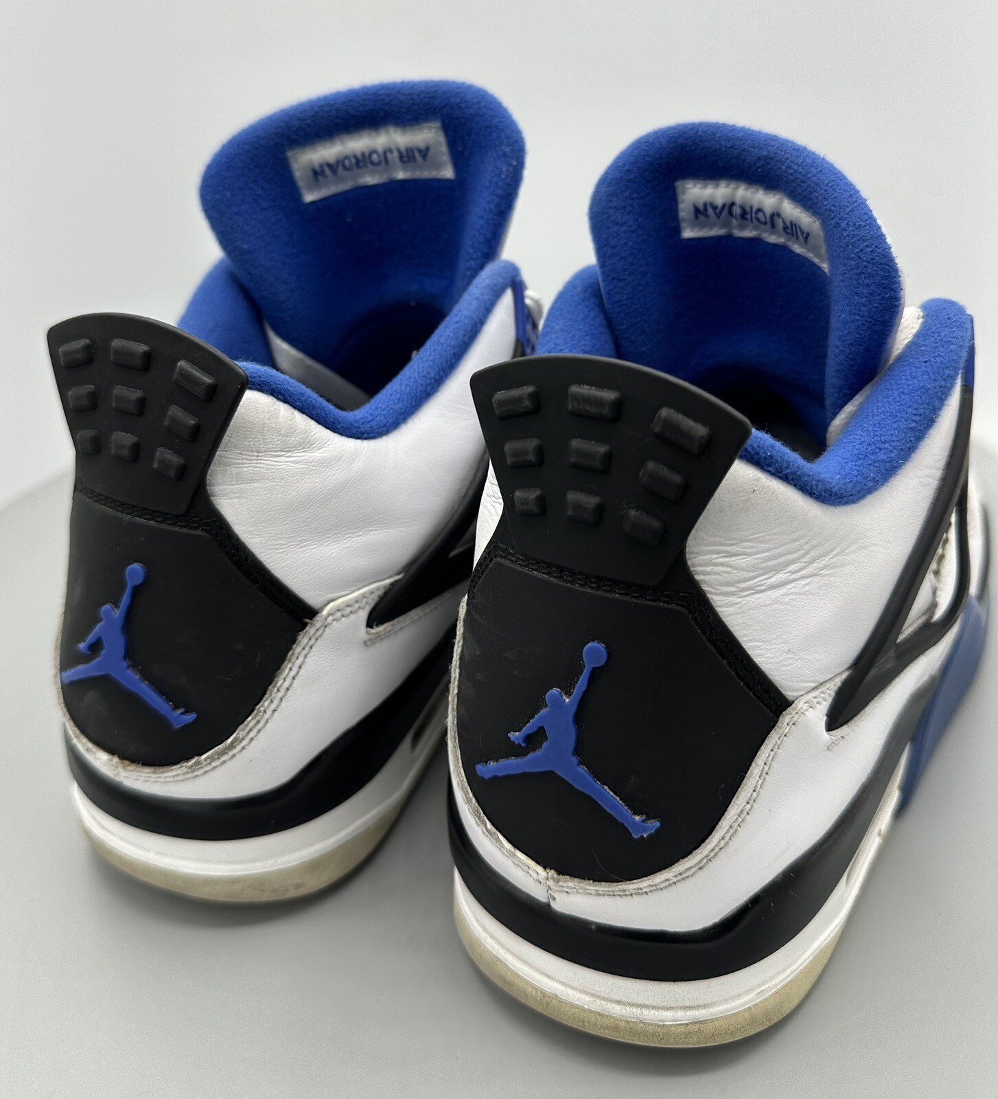 Nike Air Jordan 4 Retro Shoes Motorsports- Blue Royal 308497-117 Men ...