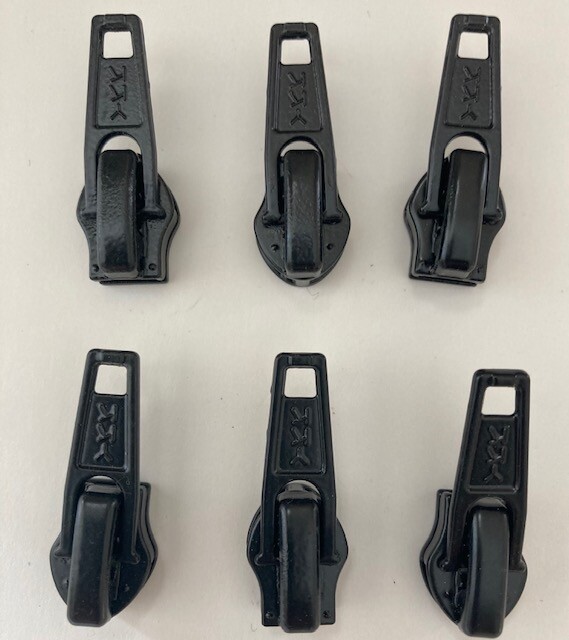 Zipper Sliders Pullers Replacements Puller Nylon size#5 and #8 Black ...