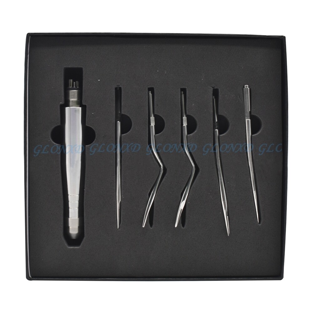 4 Hole Dental Tooth Extraction Instruments Turbine Pneumatic Elevator ...