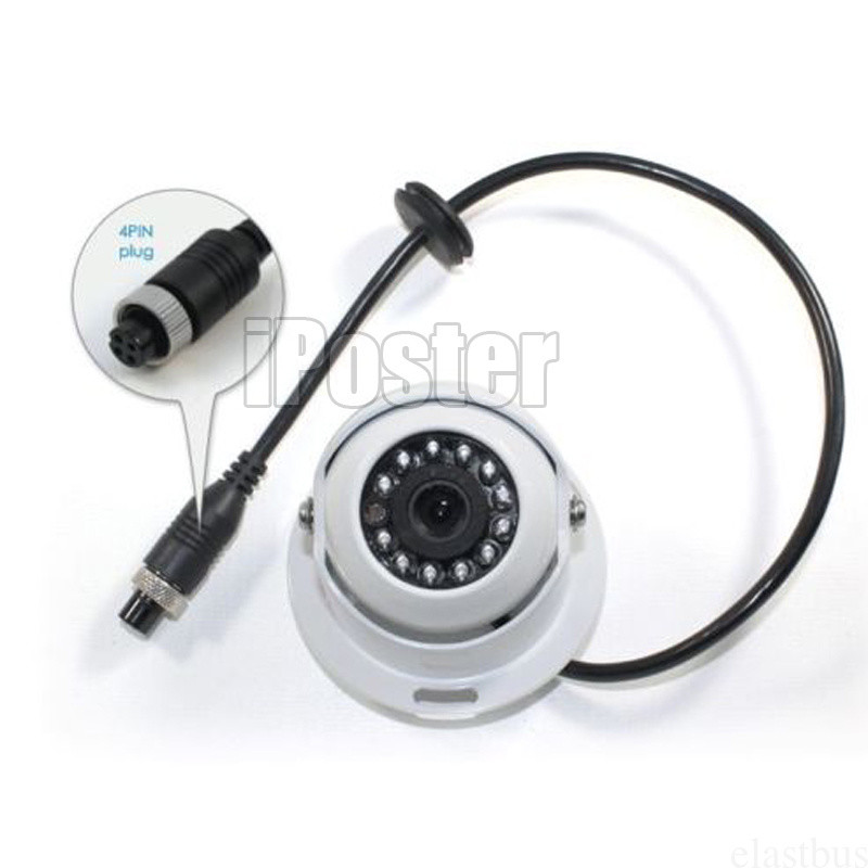 7" Monitor 4PIN+Dome CCD Reversing Camera+COMS MINI Rear View Camera ...