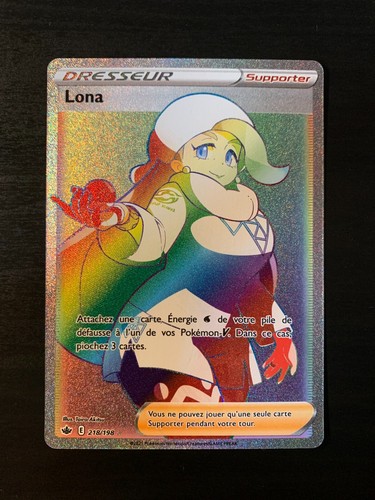 Carte Pokémon Lona 218/198 EB06 Epée & Bouclier Règne de Glace FR | eBay