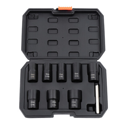 8 Pcs Wheel Lug Nut Remover Remove Damaged Locked Nuts Bolts Extractor ...