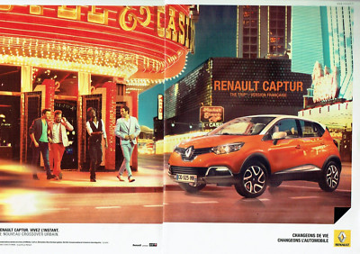 Publicité Advertising 03 24 2013 Renault Captur crossover urbain 2 ...