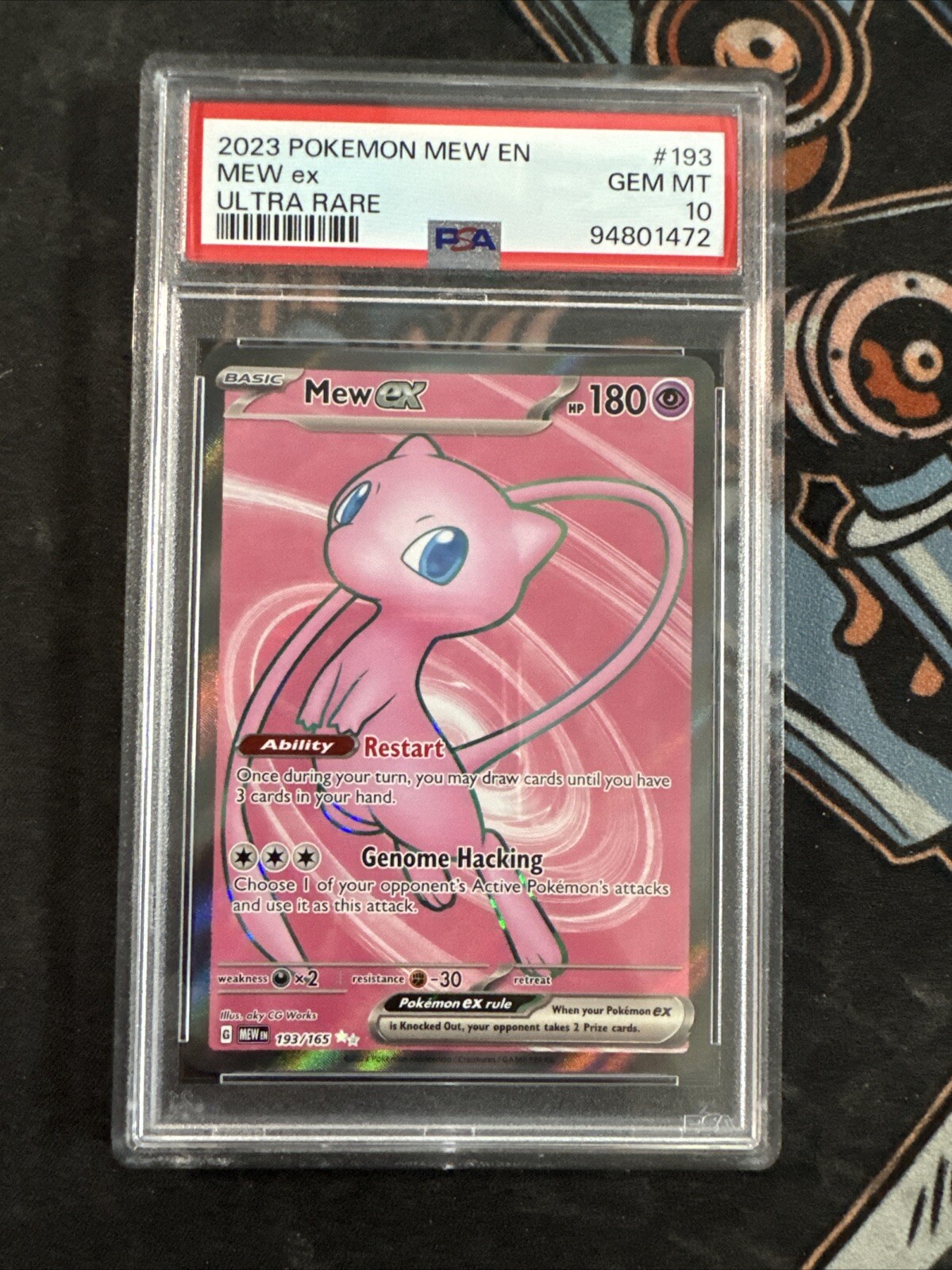 Mew ex 2023 Scarlet & Violet: 151 #193/165 Ultra Rare (Full Art) Price ...