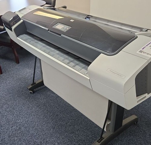 HP Designjet " T1100 " wide format printer plotter guaranteed T1200 ps ...