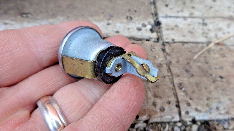 NOS Vintage PUSH BUTTON START IGNITION SWITCH Original ford mercury ...