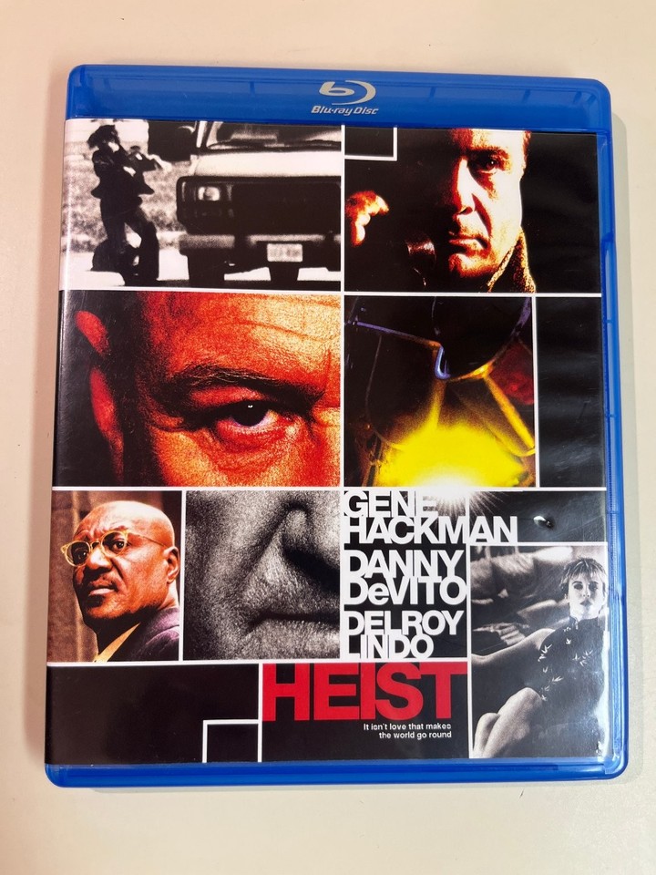 Heist Blu-ray, 2001 Crime Thriller, Gene Hackman, Danny DeVito, David ...