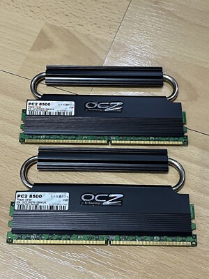 OCZ OCZ2RPR10664GK Reaper Series DDR2 4GB Kit (2x2) PC2-8500 DDR2-1066 ...