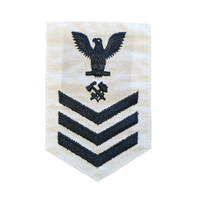 USN Navy Vanguard Female Poplin Single Patch Hull Maintenance ...