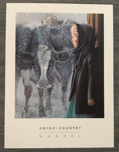 NANCY NOEL "Amish Country December" | 22.5" x 30" Print | Vintage 1988 ...