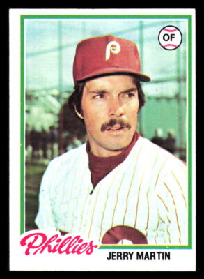 1978 Topps Jerry Martin #222 Philadelphia Phillies Mid Grade Card | eBay