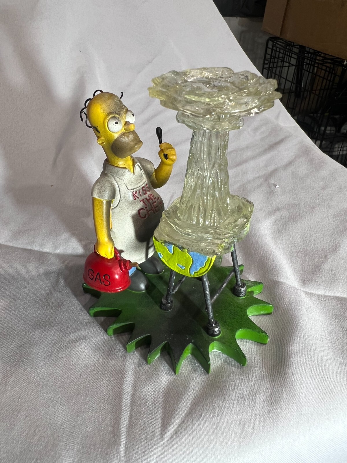 The Simpsons "At Home With Homer" Hamilton Figurines - Kiss the Chef | eBay
