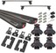 Rola Roof Rack Cross Bars For 10-13 Kia Soul w/ 8 Lock Cores For Kayak ...