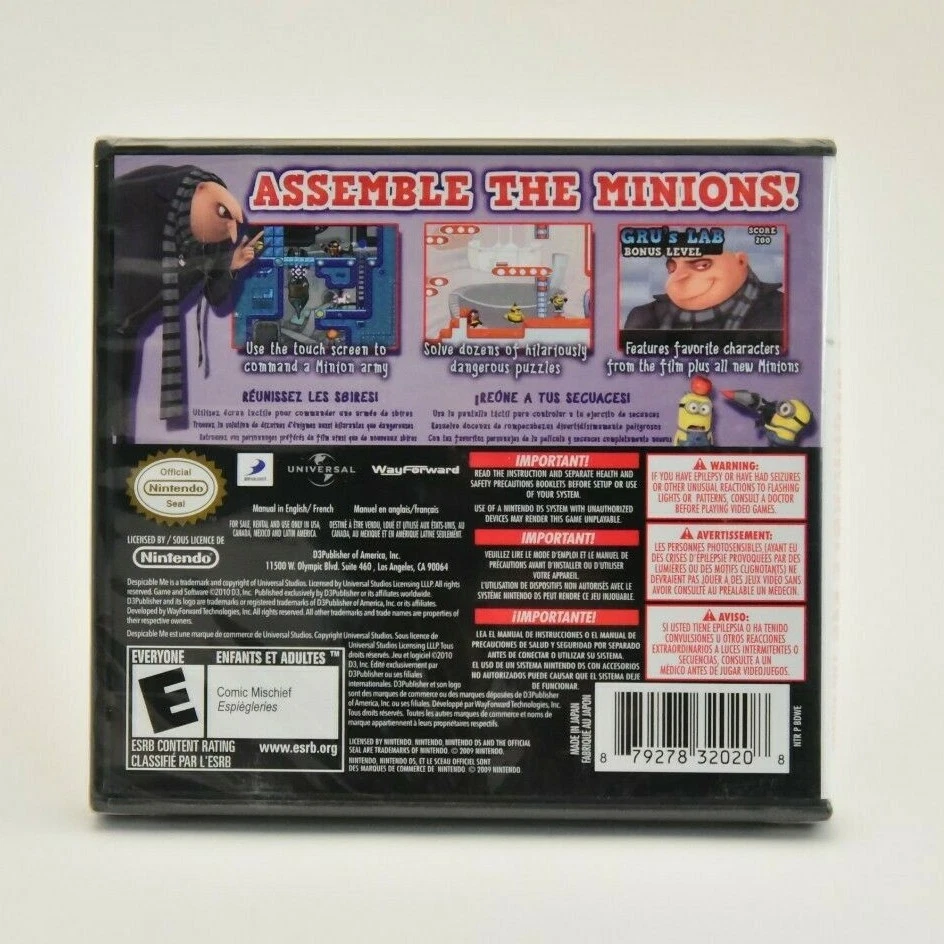 Despicable Me Minion Mayhem Ds