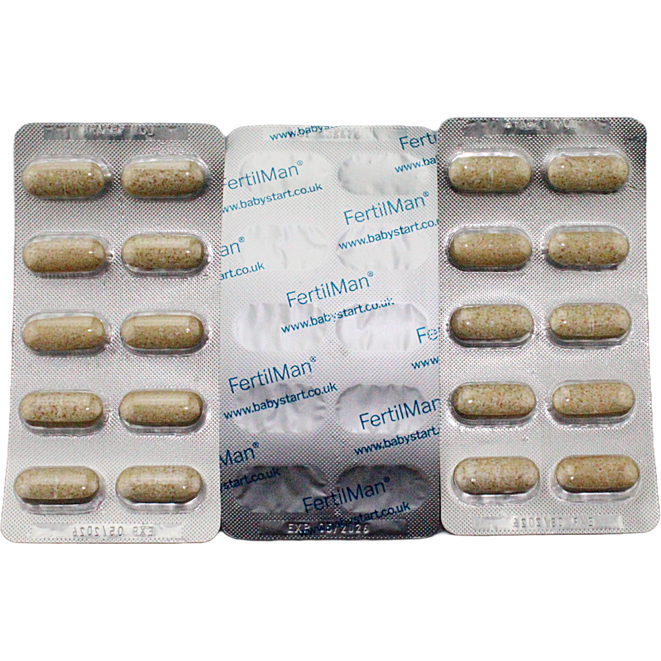 Male Fertility Supplement Sperm Development 30 Tablets - Babystart ...