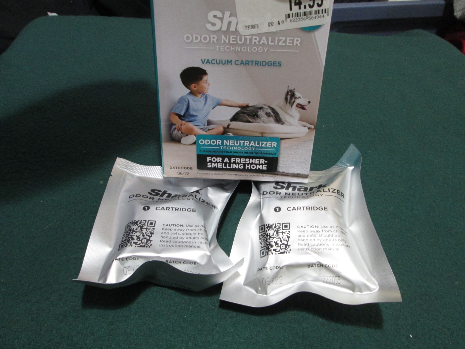 Shark Odor Neutralizer Technology Vacuum Cartridges 2 Pack for sale ...