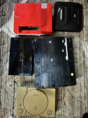 Video Game Console Parts As Is Lot Of Five 5 Nintendo WiiU PlayStation ...