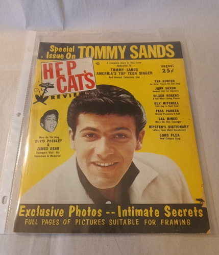 1957 HEP CAT'S REVIEW MAGAZINE VOLUME 1 #3 TOMMY SANDS COVER | eBay