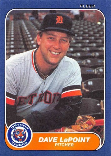 Dave LaPoint 1986 Fleer Update #U-64 Tigers ID:18705 | eBay
