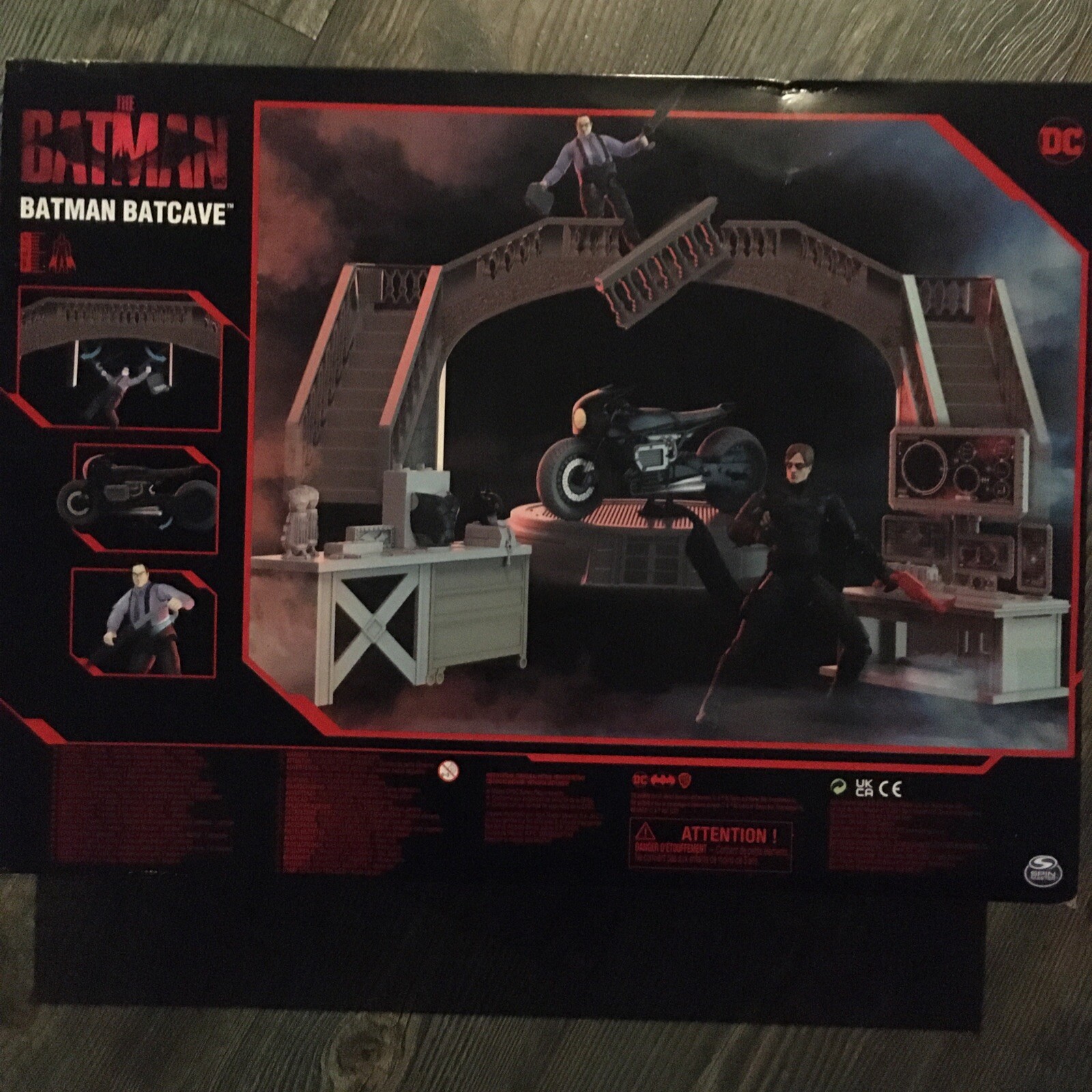 DC Comics Batman Batcave Action Figure Set with Penguin & Batcycle | eBay