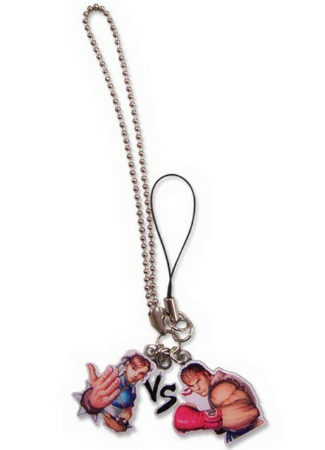 Super Street Fighter IV Chun-Li Logo Cell Phone Charm Keychain GE-8241 ...