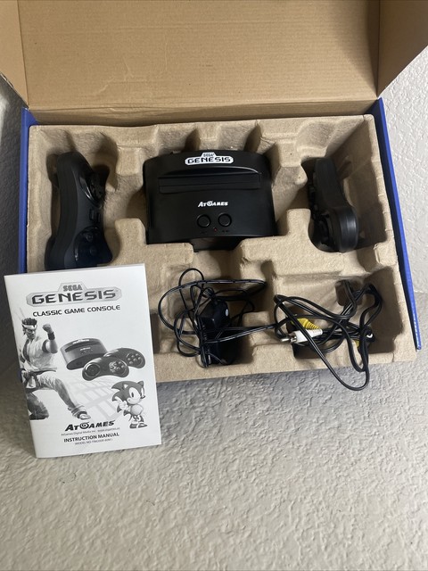 SEGA Genesis Classic Black Game Console with 81 Preloaded Games and ...