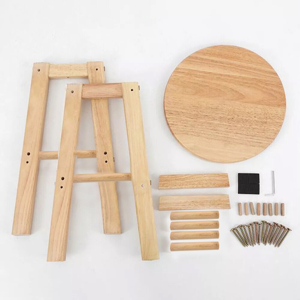 Wooden Bar Stool Bar Kitchen Stool Breakfast Bar Stool Solid wood stool ...