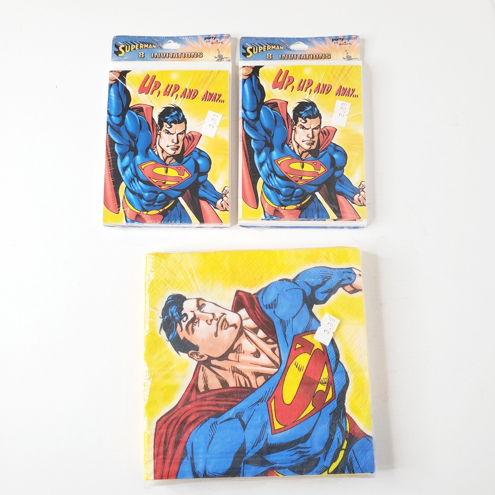 Superman DC Comics Party Express Hallmark 16 Birthday Invitations and ...