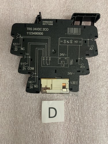 1pcs Weidmüller TRS 24VDC 2CO Relay Module 1123490000 | eBay