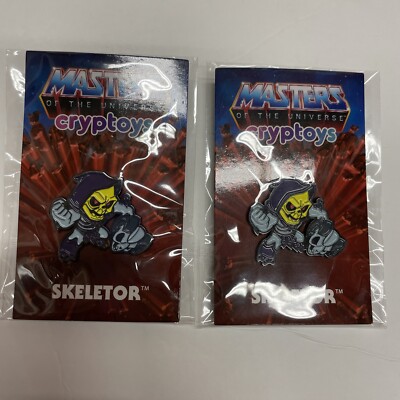 Crypt Toys Skeletor Enamel Pin MOTU Masters of The Universe SDCC 2022 ...