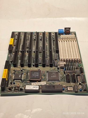 386 Kaimei KMX-C-12 Motherboard with Intel 16 Mhz CPU & FPU + 2 MB RAM ...