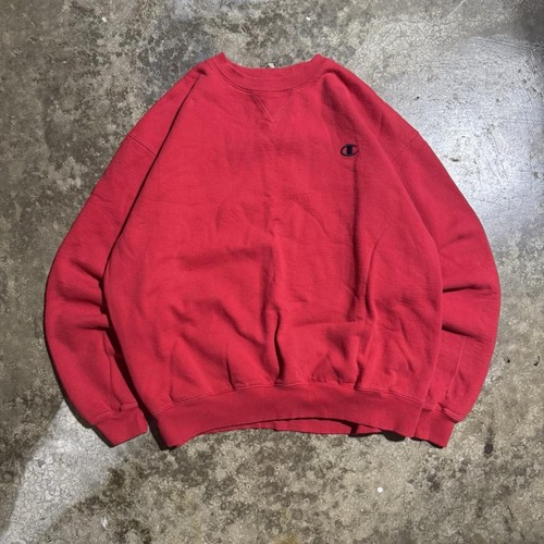 Champion Crewneck Sweatshirt Mens XL Embroidered Logo Red Vintage Y2K ...