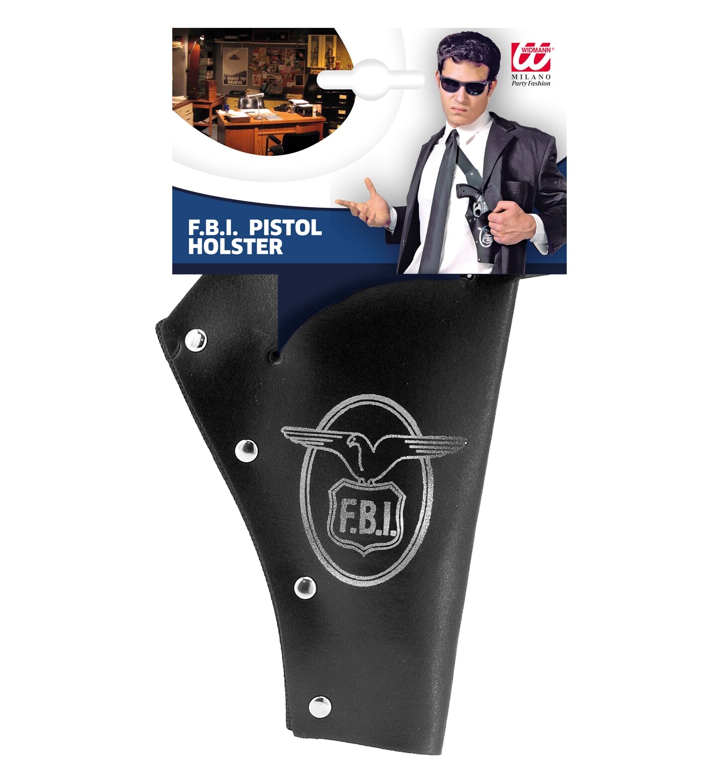 FBI PISTOLEN BRUSTHOLSTER / Agent Polizei Holster Halter Karneval ...