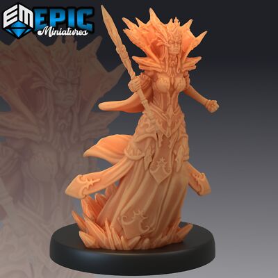 Snow Queen Attack (Medium) | DnD Miniatures | Tabletop Gaming Miniature ...