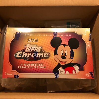 Topps Chrome Disney Trading Card Box 2024 | eBay