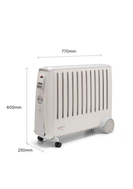 Dimplex Cadiz 3kW Radiator with Electronic Climate Control, White and ...