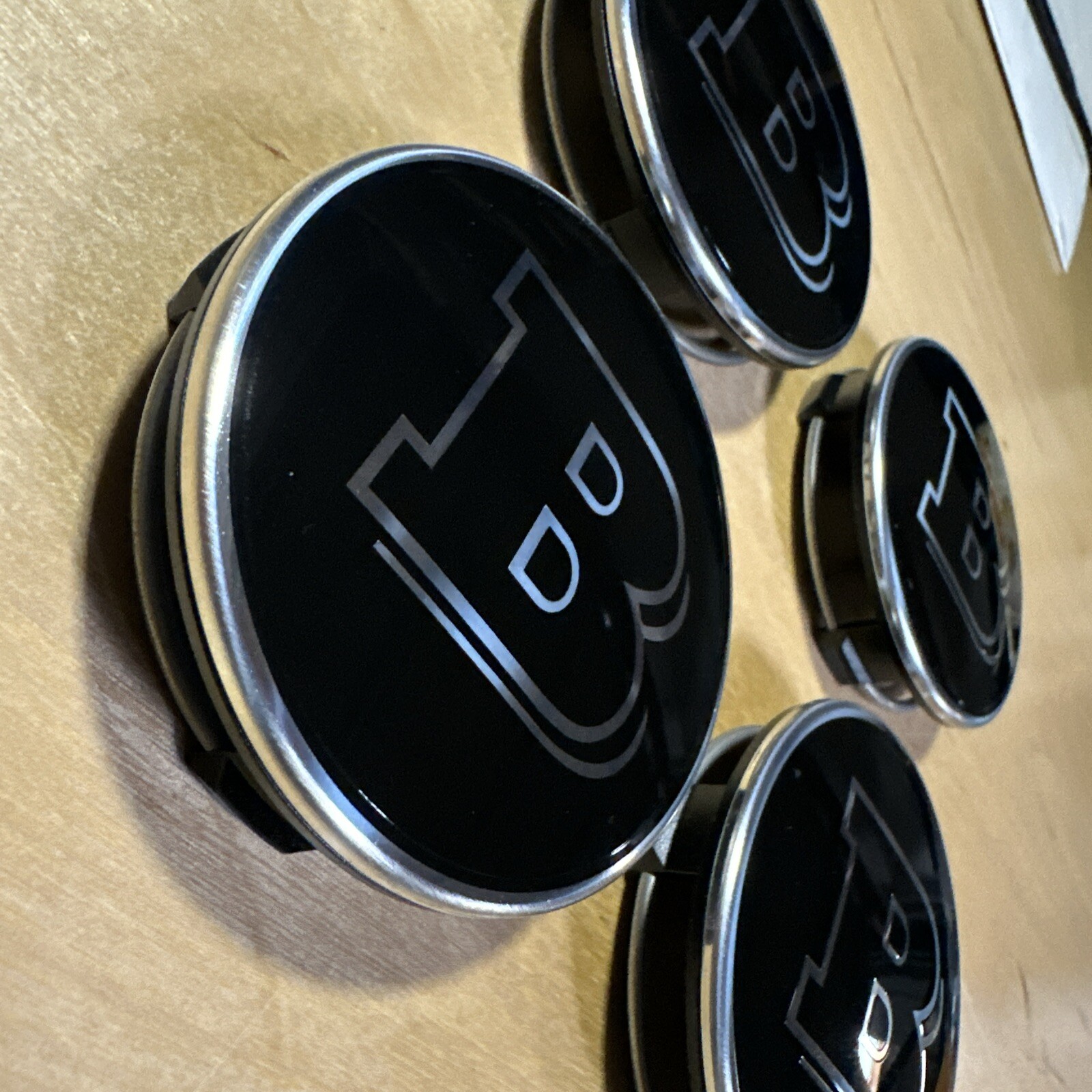 NEW BRABUS Wheels Center Cap “black”Dimension 75 MM Genuine Set Of 4 ...