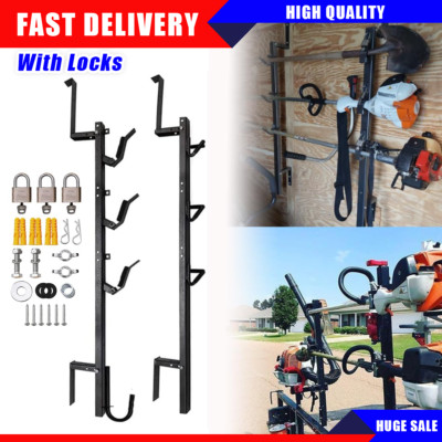 3 Place Trimmer Rack Trim line Holder for Enclosed Trailer Racks Open ...