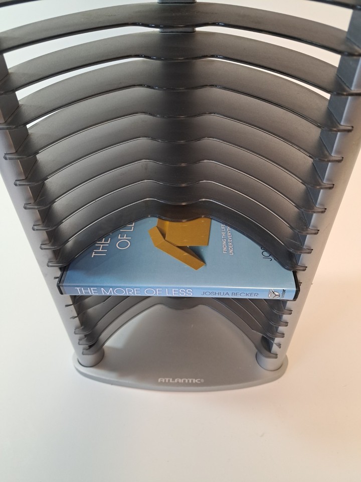 Vintage Atlantic Grey 30 DVD Storage Tower Rack Holder (MINOR DAMAGE ...