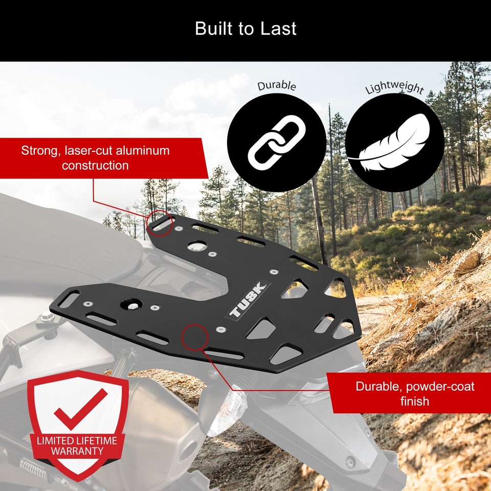 Tusk Top Rack Luggage Carrier Rear Tail Rack for KTM 690 Enduro R 2019 ...