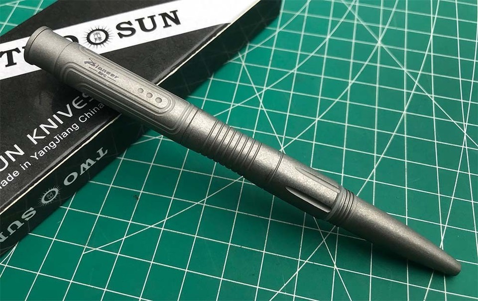 TWOSUN PEN STONEWASH TITANIUM BODY BLACK INK TS--PEN25-STONEWASH | eBay