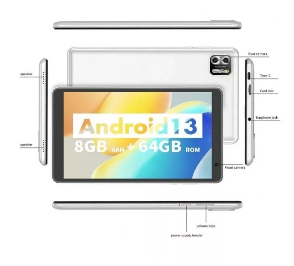 PRITOM L8 Plus 8inch Android 13 Tablet 8-Core 1.80GHz 8GB 64GB | eBay