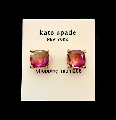 Kate Spade Square Ombré Stud Earrings | eBay