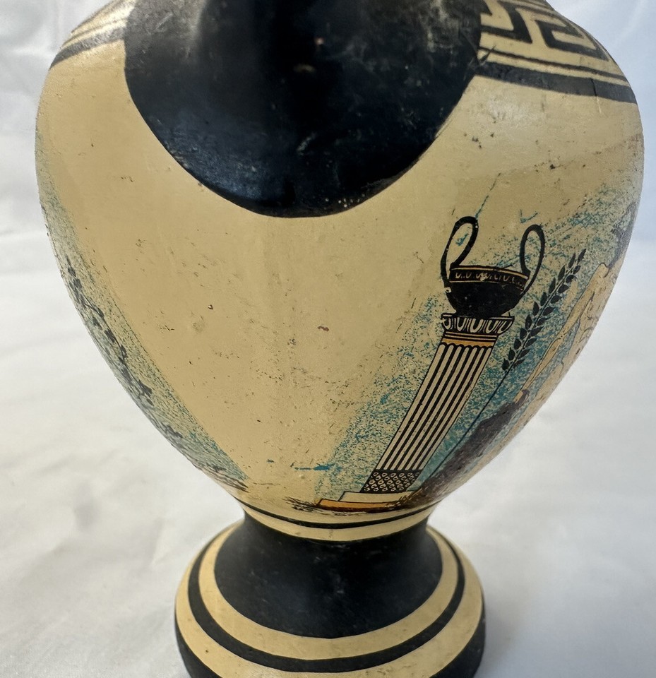 Greek Goddess Fire Greek Design Pottery Vase Greece Twin Handle Vase ...