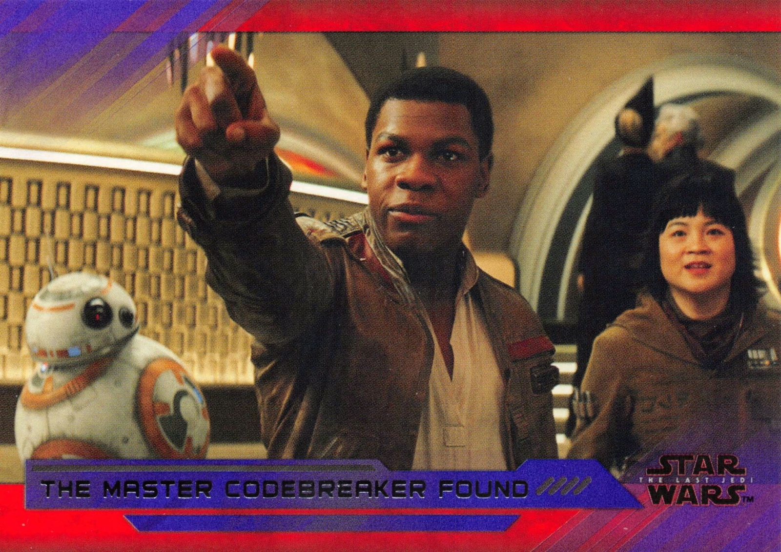 Star Wars Last Jedi Series 2 PURPLE PARALLEL BASE #48 MASTER ...