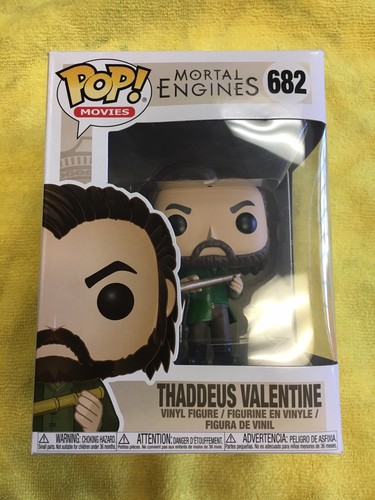 FUNKO POP MOVIES MORTAL ENGINES 682 THADDEUS VALENTINE 4" VINYL FIGURE ...
