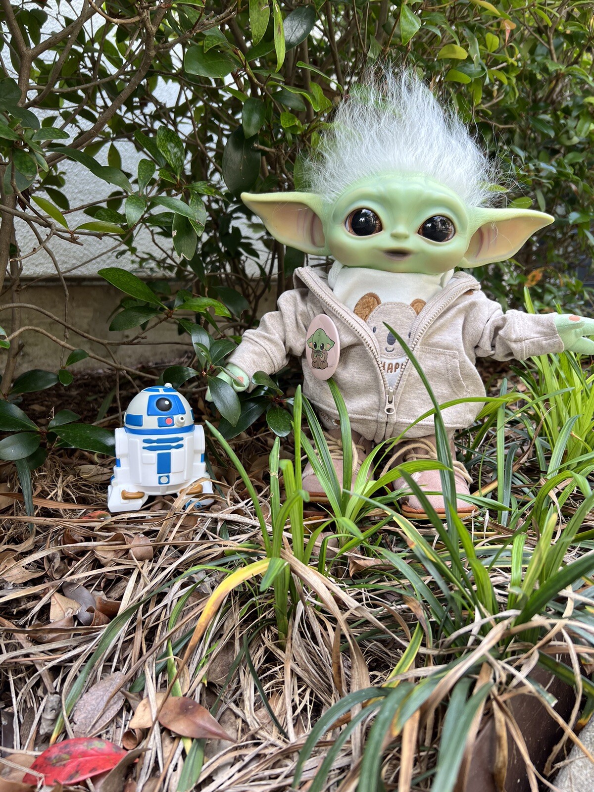 Custom painted Baby Yoda, TheChild, Grogu, Realistic , micro rooted ...